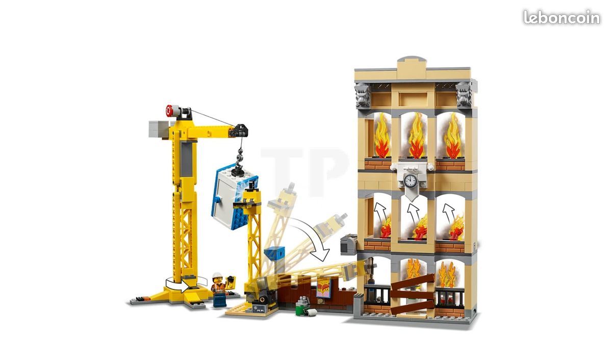 LEGO 60216 City Fire Les Pompiers du Centre-Ville - Jeux & Jouets
