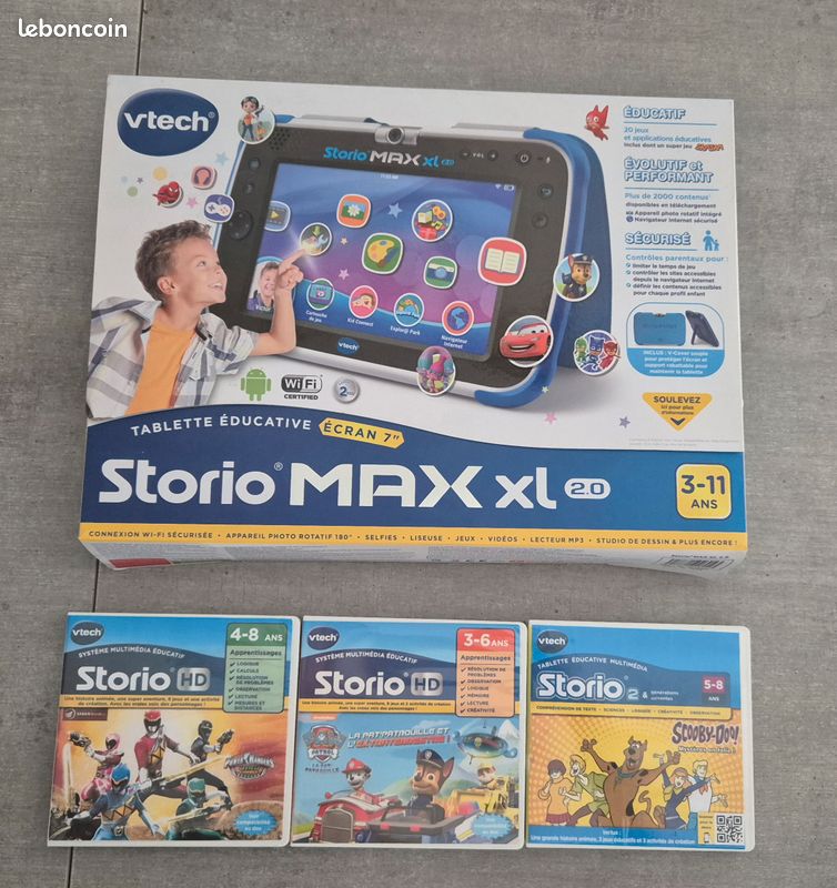 Tablette éducative Storio Max Xl 2.0 Vtech - Consoles