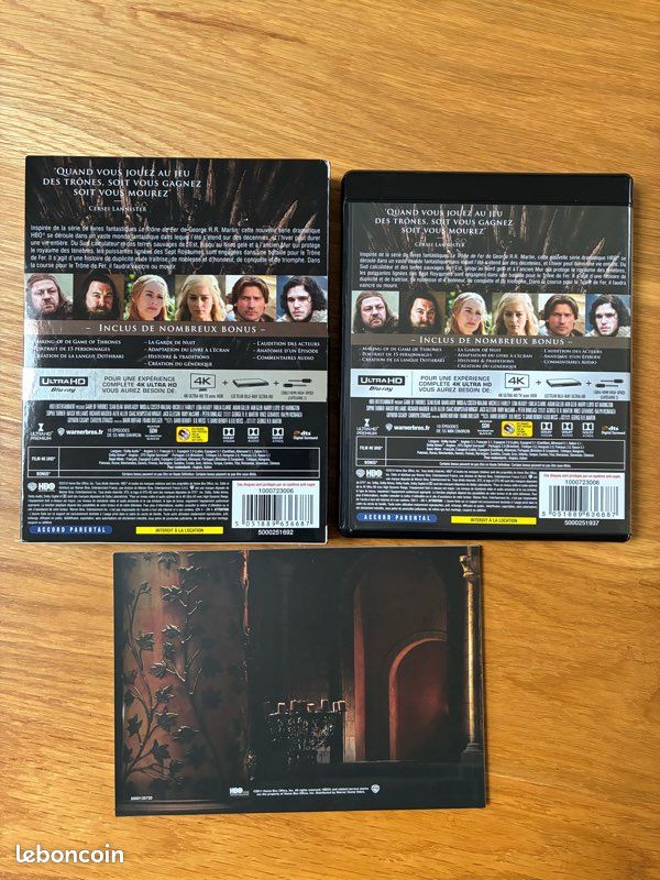 GAME OF THRONES Saison 1 4K - DVD - Films