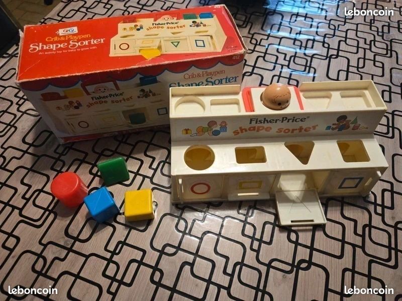 Jouet vintage Fisher Price Shape Sorter 1975 - Jeux & Jouets