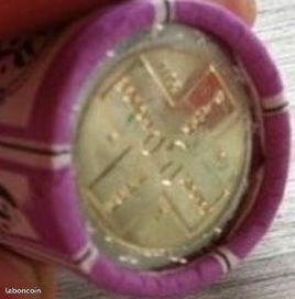 1 rouleau de 25 pièces. De la CROIX ROUGE BELGIQUE 2014 très rare ...