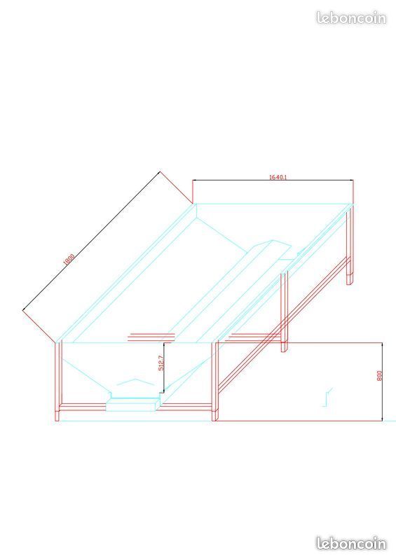Trémie et élévateur tri châtaignes - Matériel agricole
