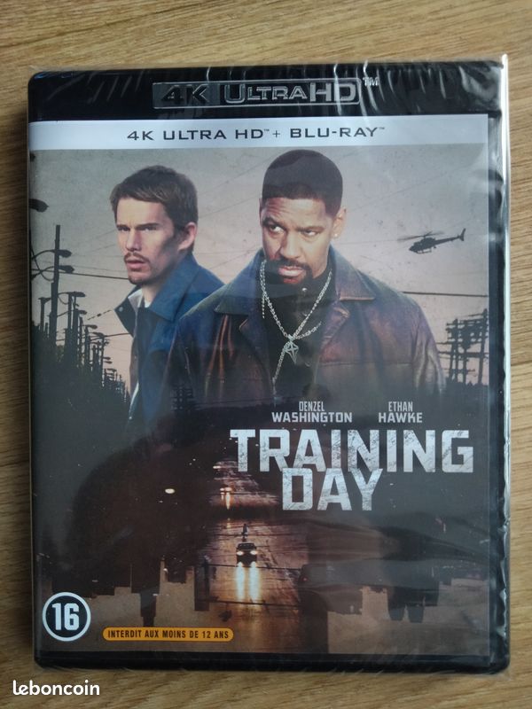 Training day 4k ultra hd + blu-ray - neuf et emballé - DVD - Films