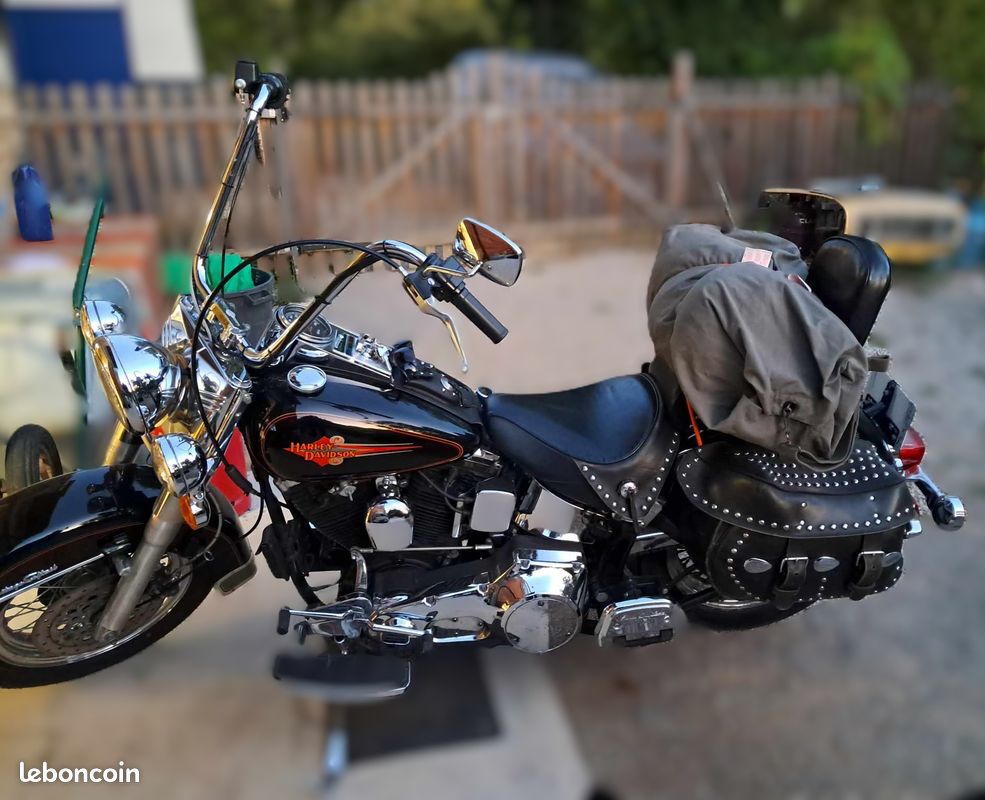 Harley davidson 1340 evo heritage softail 1993 - Motos
