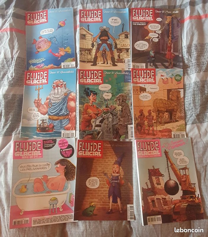 Lot 36 Fluide Glacial magazines - Collection