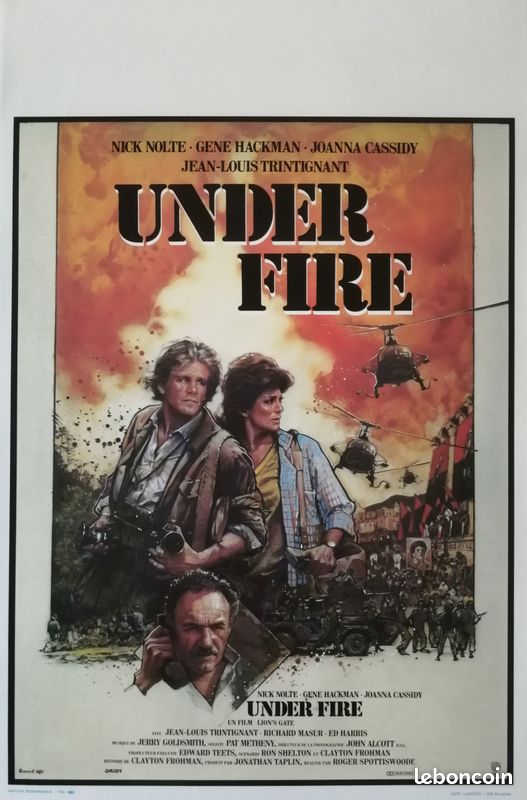 Under fire, Affiche de Film Originale, 35x55 cm - Collection