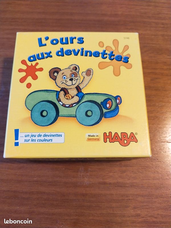 Jeu l'ours aux devinettes 3 à 8 ans - Jeux & Jouets