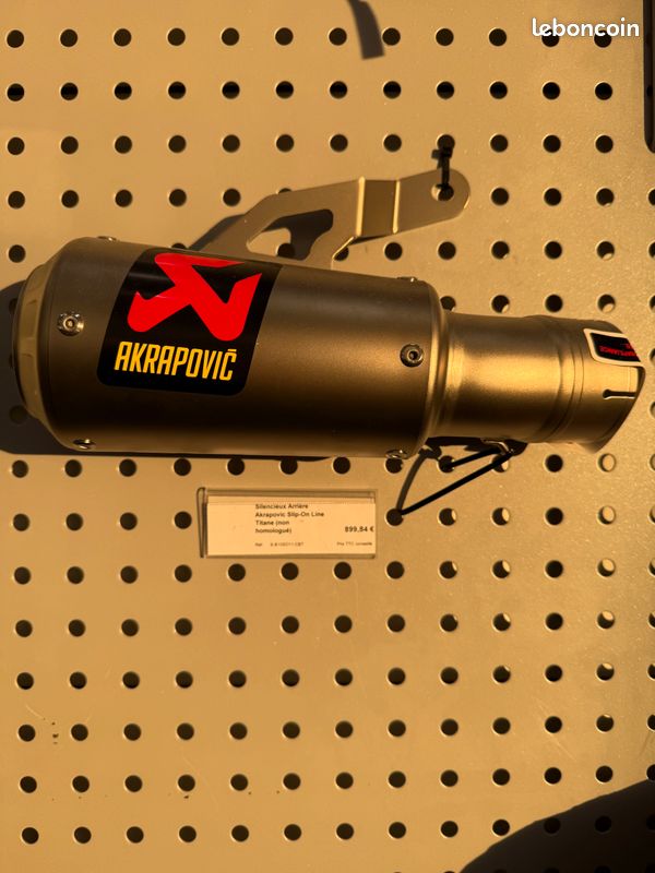 Echappement akrapovic shorty slip on s1000r-rr - Équipement moto