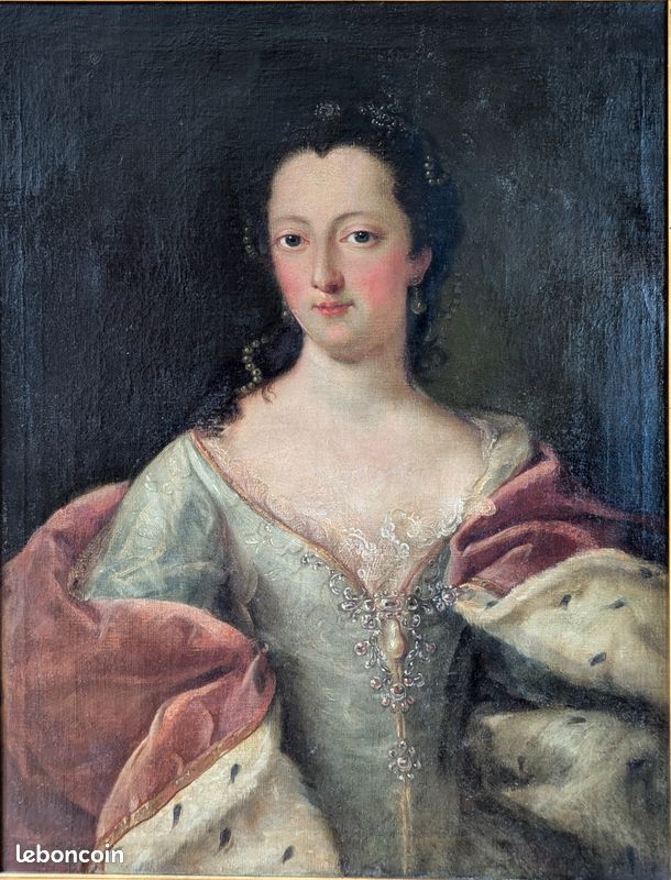 Tableau - portrait d'anne-charlotte de lorraine (1714 – 1773) , par ...