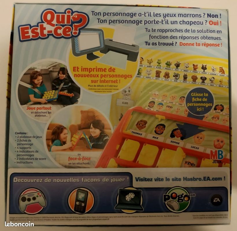 Jeu de société "Qui est-ce?" version animaux - Jeux & Jouets