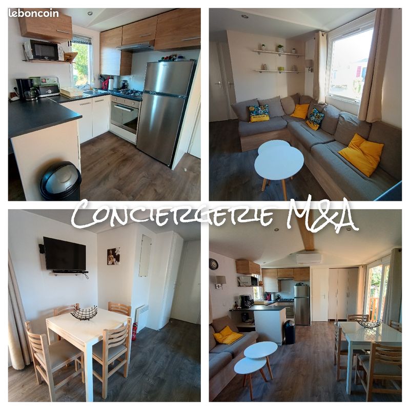 Loue mobil-home 40m2 au camping les sables du midi à Valras - Locations ...