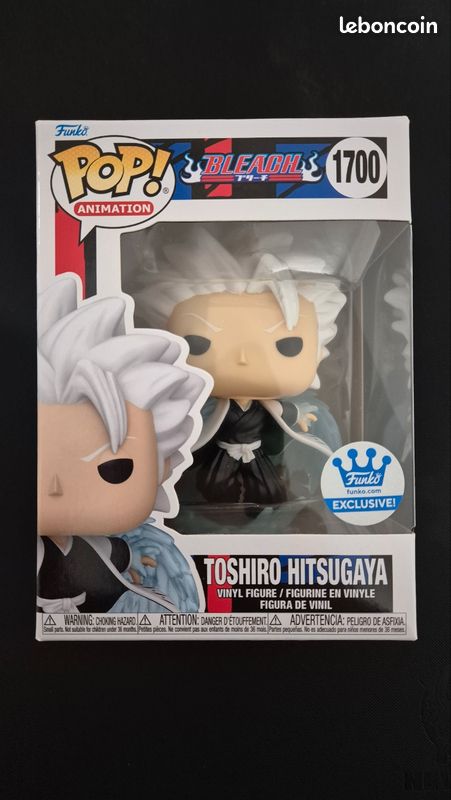 Figurine funko pop Toshiro Hitsugaya 1700 Funko exclusive dans Bleach ...