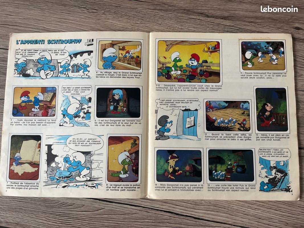 Album panini les schtroumpfs Peyo 1982 - Collection
