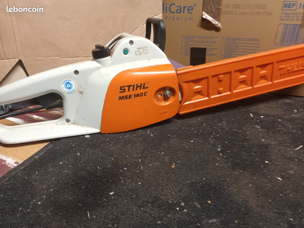 Tronçonneuse électrique Stihl MSE 140C - Bricolage