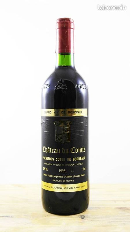 Château du Comte Bouteille de Vin de 1995 - Vins & Gastronomie