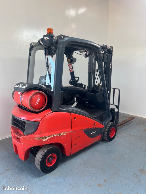 Chariot élévateur FENWICK H20, gaz, triplex, 4394 heures, 2017 ...