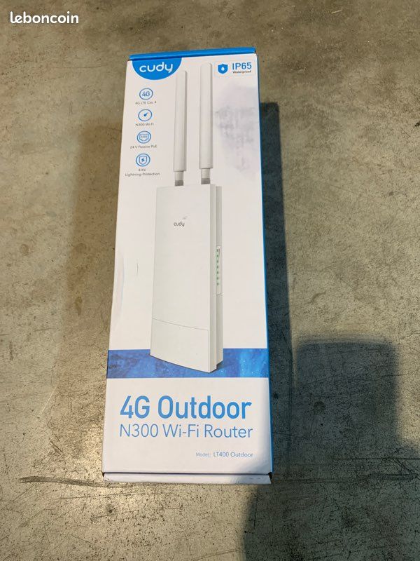 Cudy Lt400 Openwrt Cudy Routeur Modem Extérieur 4G LTE Cat 4 Débloqué ...