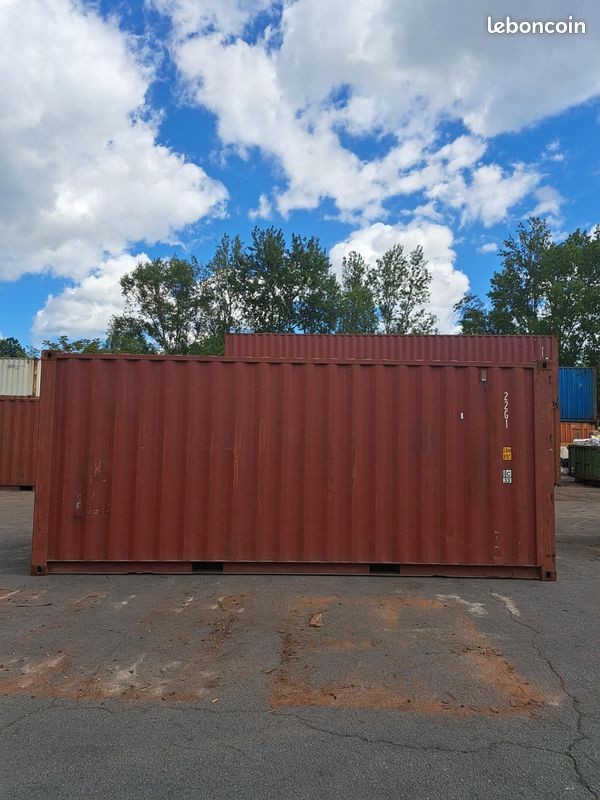 73- VISIBLE ET DISPONIBLE SUR DEPOT - container maritime - 20 pieds- 6m ...