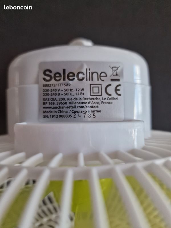 Ventilateur de table Selecline 20W 888275 - Accessoires informatique