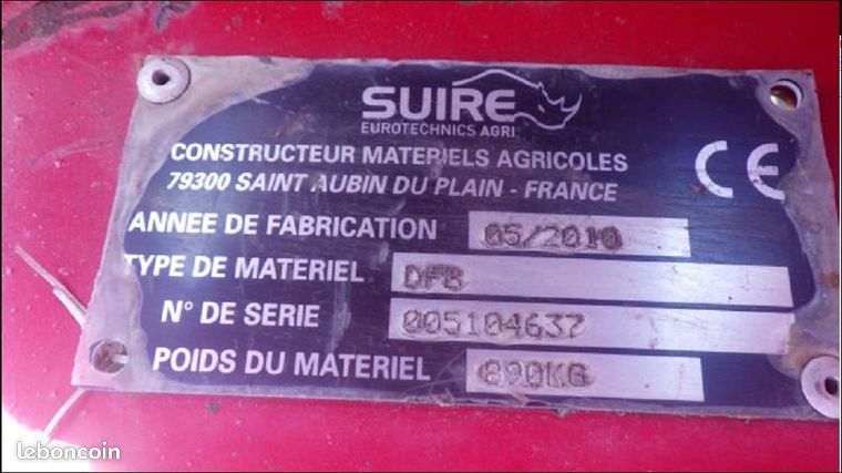 Suire d'occasion - Matériel agricole - leboncoin