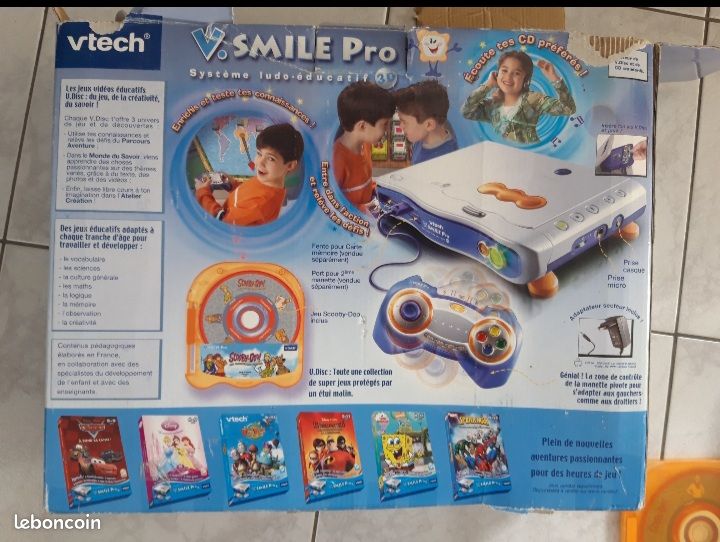 Console éducative vtech + 6jeux - Jeux & Jouets