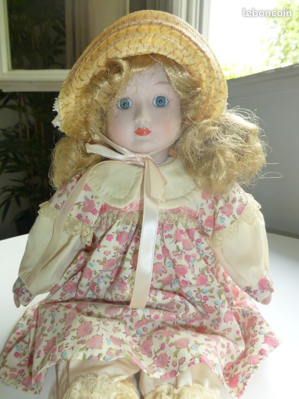 Poupée Ancienne Des Années 50 Cheveux Blonds Collection Collection