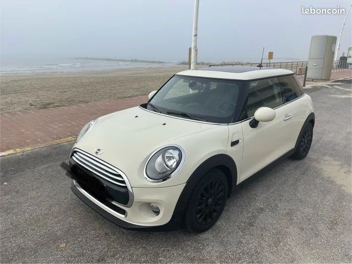 Mini Cooper Toit panoramique 3 portes beige - Voitures