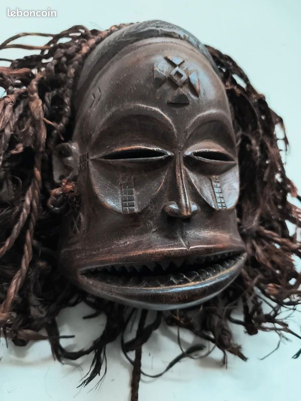 Masque Chokwe Congo -Art Africain -African Art - Collection
