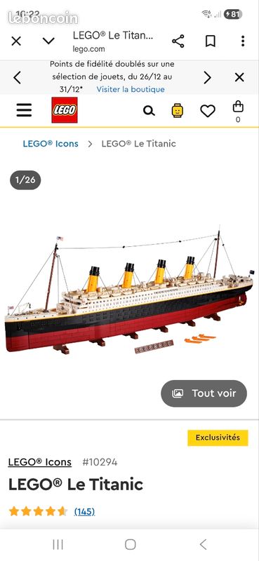 Titanic lego - Collection