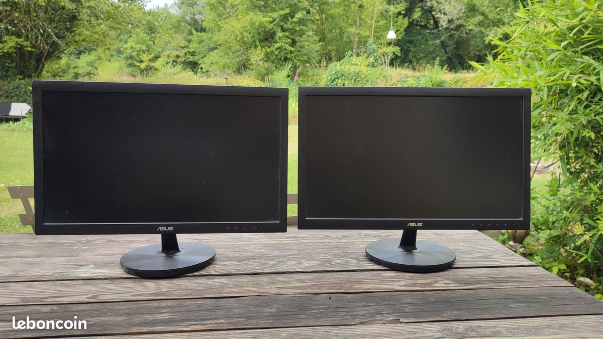 2 moniteurs Asus VS228 21.5 pouces - Accessoires informatique
