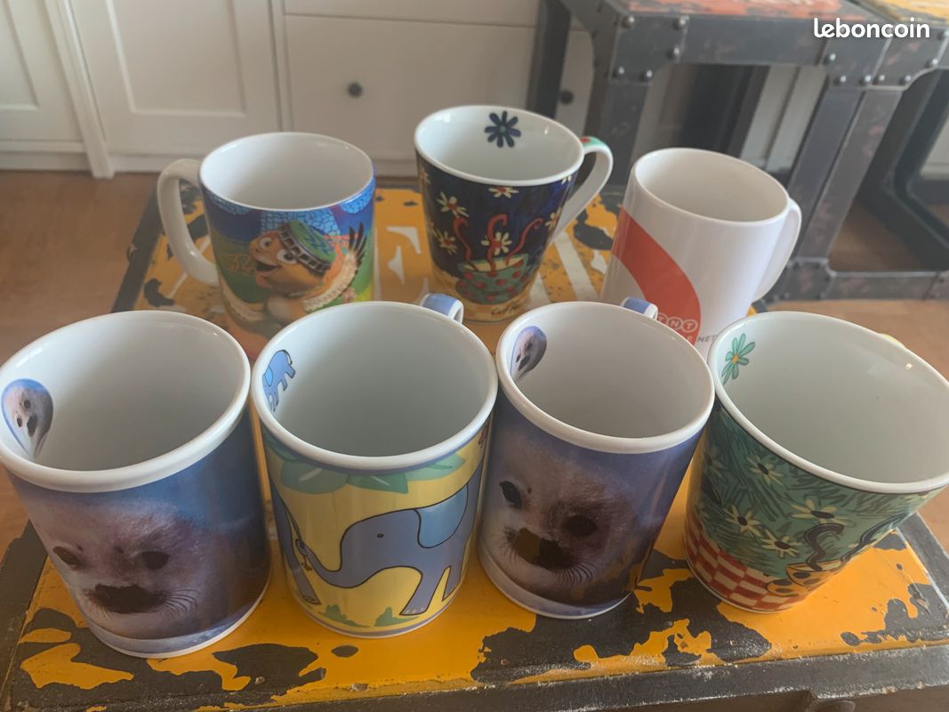7 Mugs variés - Arts de la table