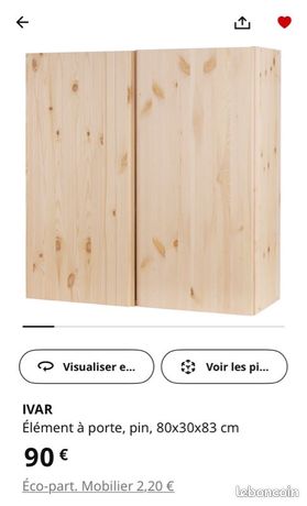 Mobilier et meubles d’occasion « etagere ikea ivar » Toute la France ...