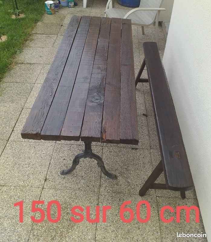 Socle de table en fonte - Ameublement