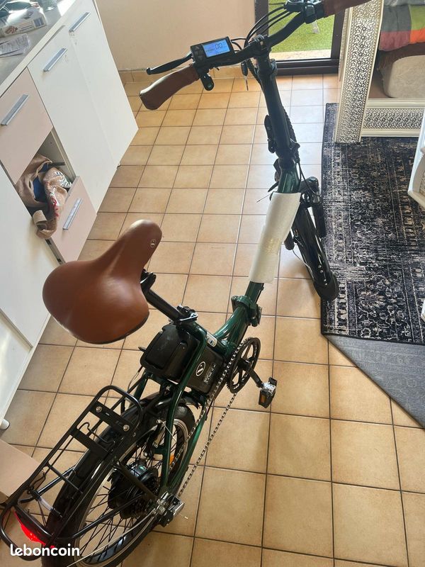 Vélo pliant électrique Urban Evolution Velair Vert - Vélos