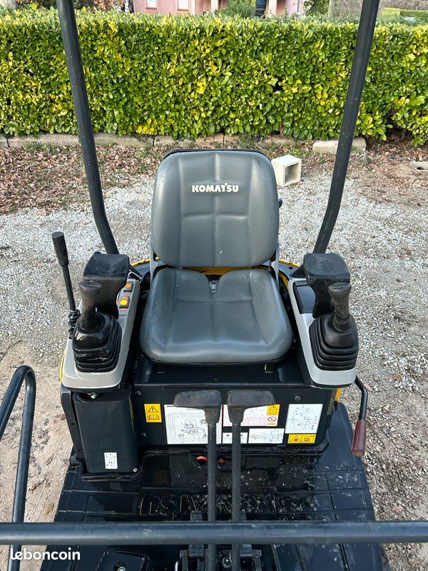 Mini pelle komastsu pc14 (575h) - BTP - Chantier gros-oeuvre