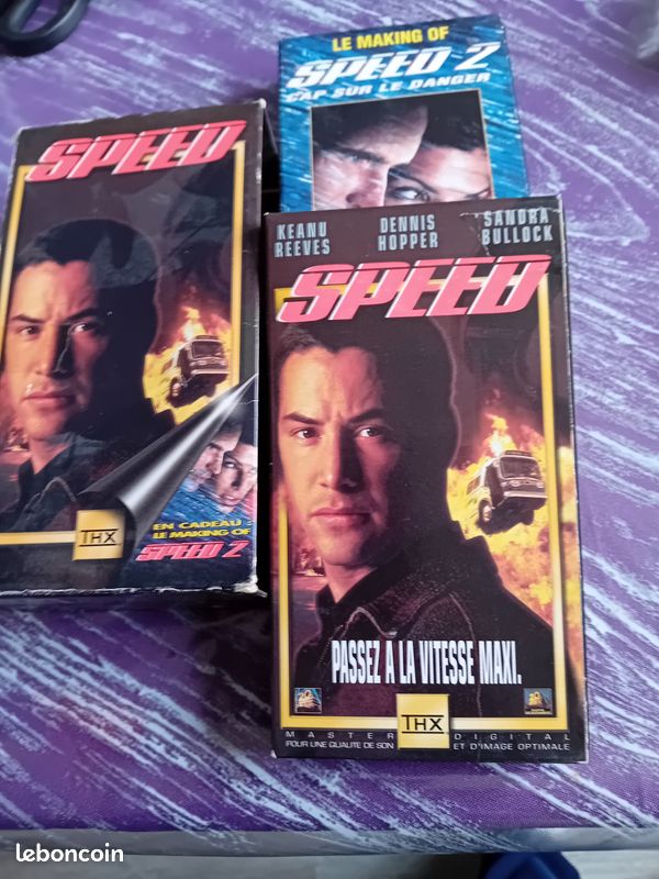 Lot de 2 cassette VHS speed - DVD - Films