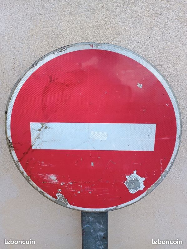 Panneau sens interdit - Bricolage