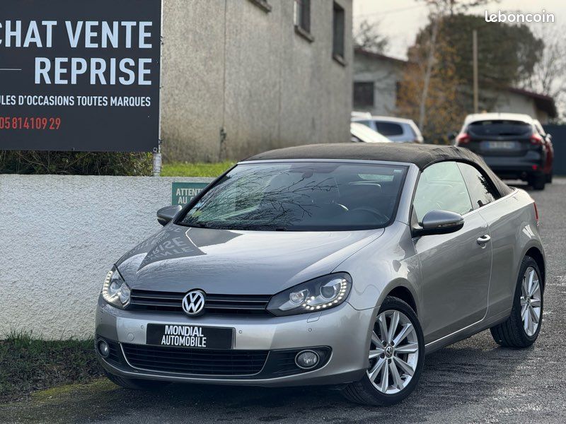 Volkswagen Golf VI Cabriolet 2l TDI 140 Carat Édition / Garantie 6 mois ...