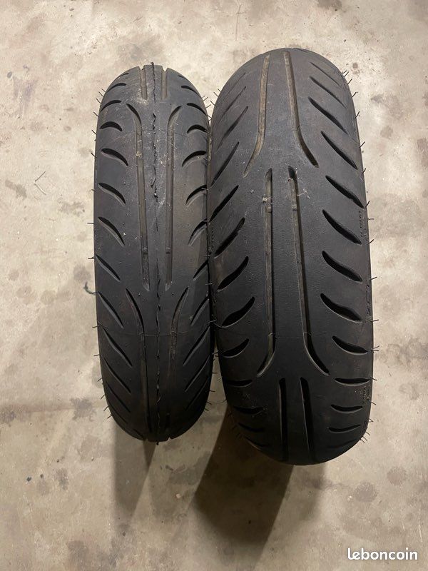 Train de pneu 12p MICHELIN power pure scooter/pit bike - Équipement moto