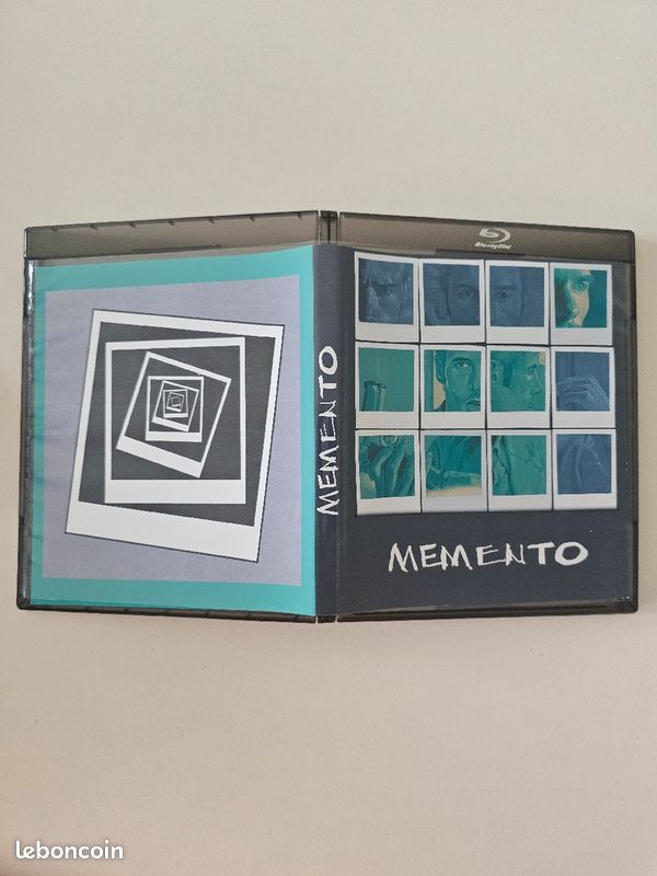 Jaquette custom memento 2/2 blu ray - DVD - Films