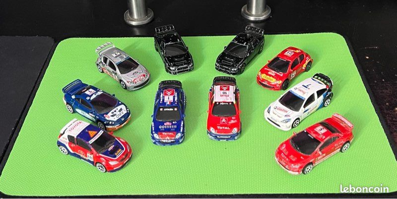 Lot de 10 majorette WRC rally - Collection