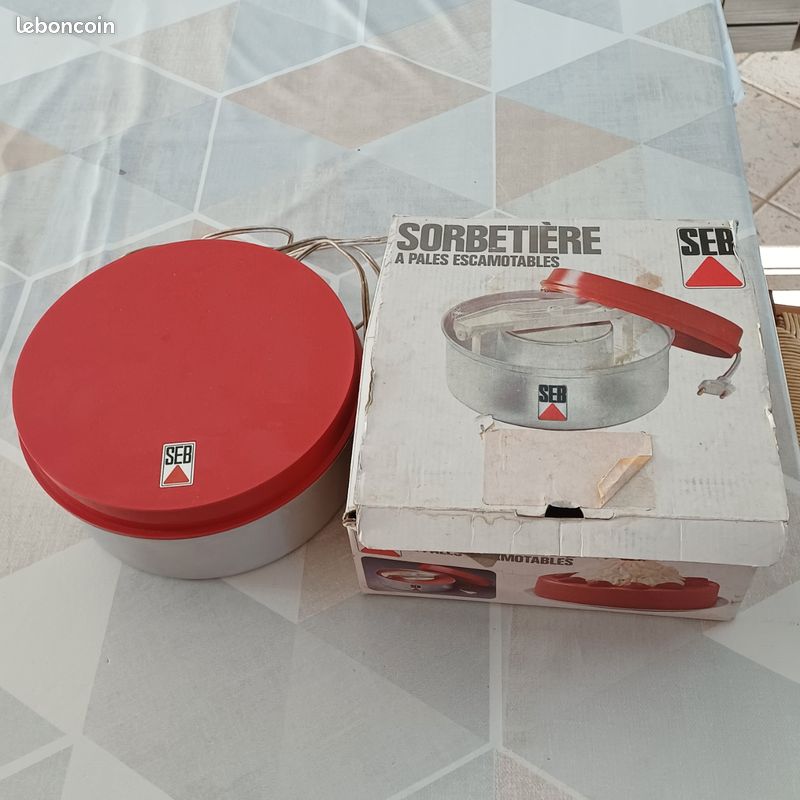 Sorbetière a pales escamotable seb - Électroménager