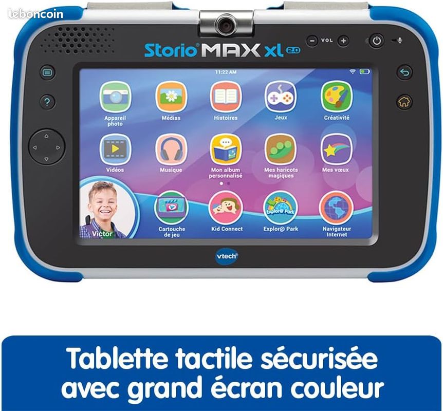 Tablette VTech Storio Max XL Storio 2.0 bleue excellent état - Jeux ...