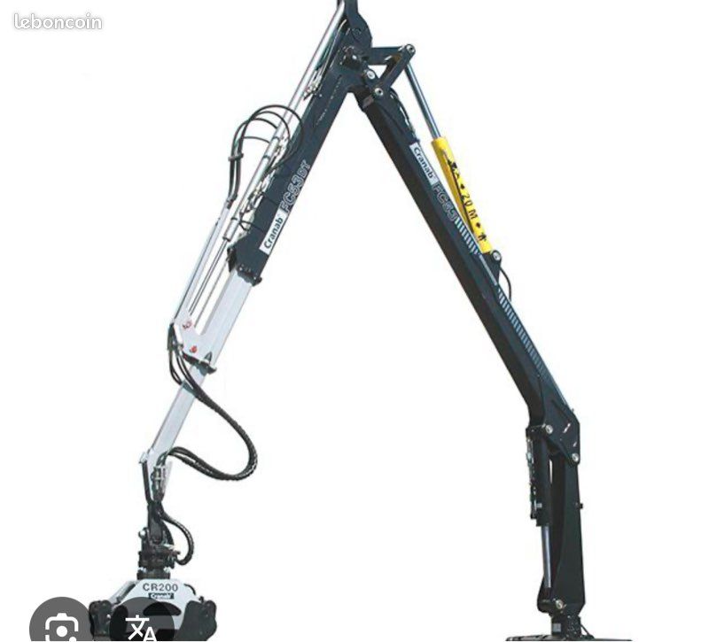 Grue cranab fc65 à pied court - Manutention - Levage