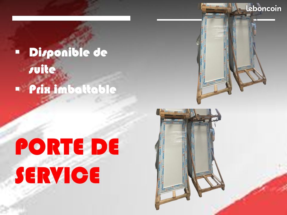 Porte service PVC - Bricolage