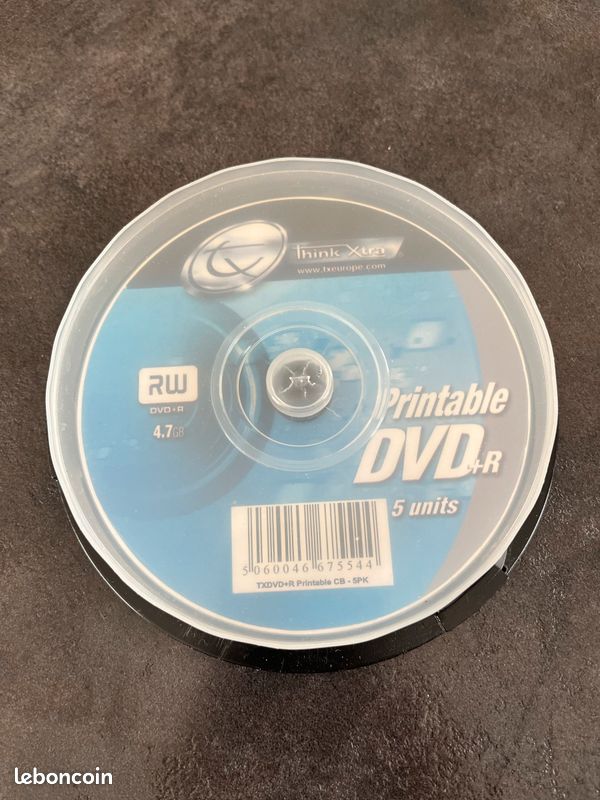 Vends 5 DVD + R Printable - DVD - Films