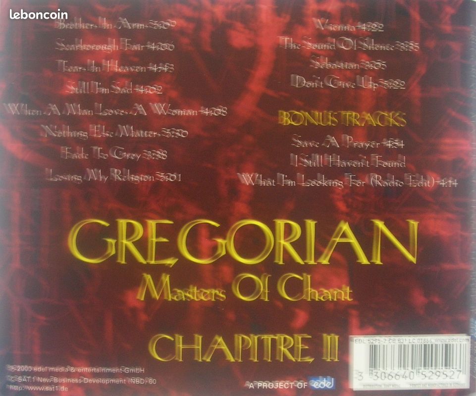 Various Artists - Gregorian : Masters Of Chant Chapitre II - CD - CD - Musique