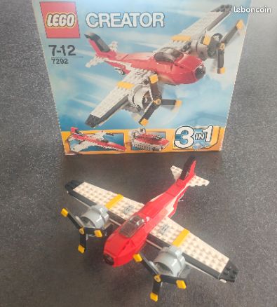 Lego Creator 3 en 1: avions et bateau (n°7292) - Jeux & Jouets