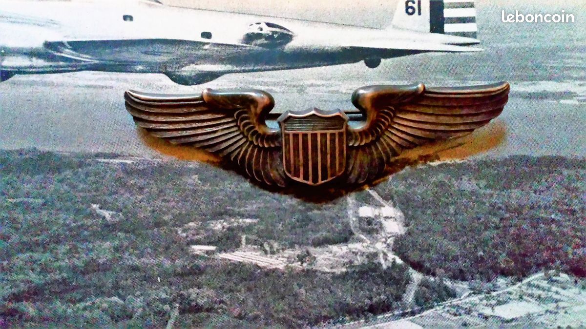 Insigne pilote US pilot wings STERLING WW2 - Collection