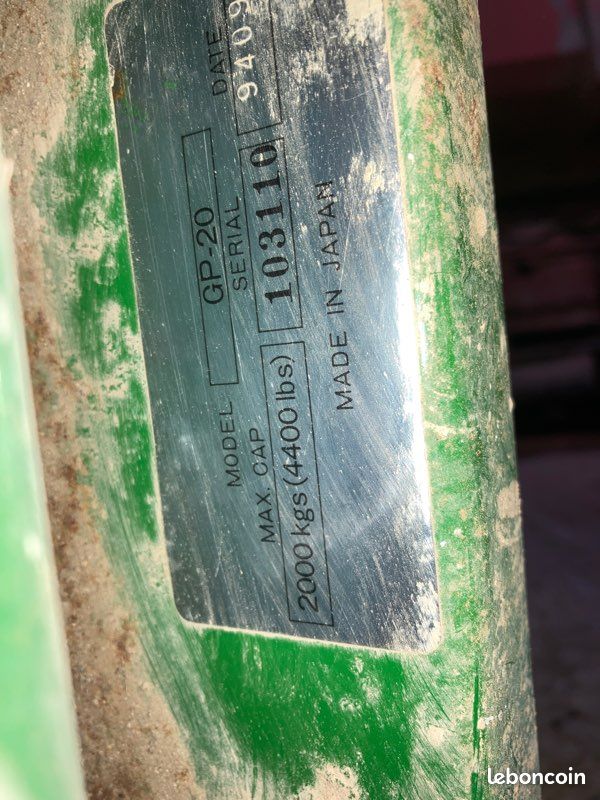 Transpalette 2t manutan - Manutention - Levage